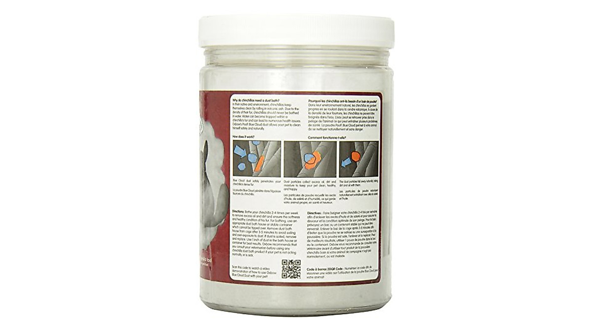 Oxbow Animal Health POOF! Chinchilla Dust Bath - Natural 2.5 lb