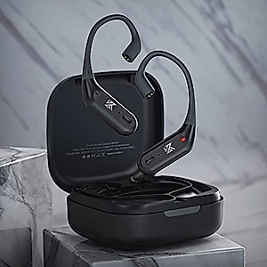 G.K KZ AZ09 Pro Wireless Adapter Cable Qualcomm QCC3040 Bluetooth 5.2 Module Upgrade Cable Ear Hook with 0.75/0.78mm(Black)