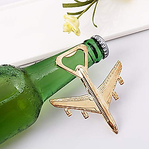 Airplane Bottle Opener - Aviation Gifts for Pilot - Airplane Decor - Gift for Veteran - Plane Beer Bottle Opener in Gift Box - Perfect Travel Gift (Airplane)