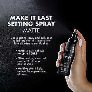 Milani No Pore Zone Mattifying Primer and Make it Last Charcoal Matte Setting Spray