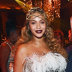 Vijiv 1920s Flapper Headpiece for Women Roaring 20s Great Gatsby Accessories Crystal Rhinestone Head Pieces Wedding Headbands for Bride Gold