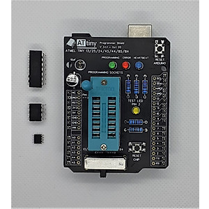 Arduino Shield Attiny Programming AVR Programmer | Support All Attiny Chips