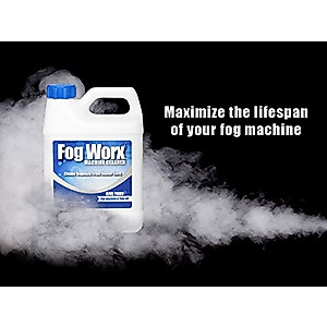 Fogworx Fog Machine Cleaner-1 Quart, Maintains Performance and Extends life of Water Based Machines