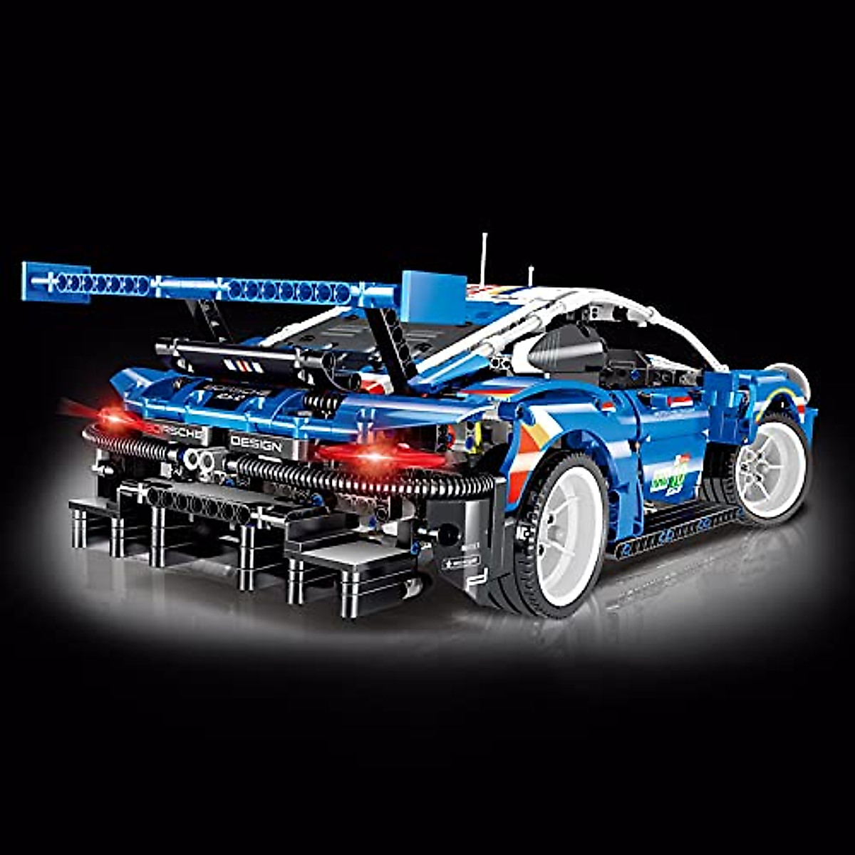 Brick Construction Toy, Technique Building Blocks and Engineering Toy, Adult Collectible Model Cars Kits to Build, 1:12 Scale Racing Car Model 1620 Pieces