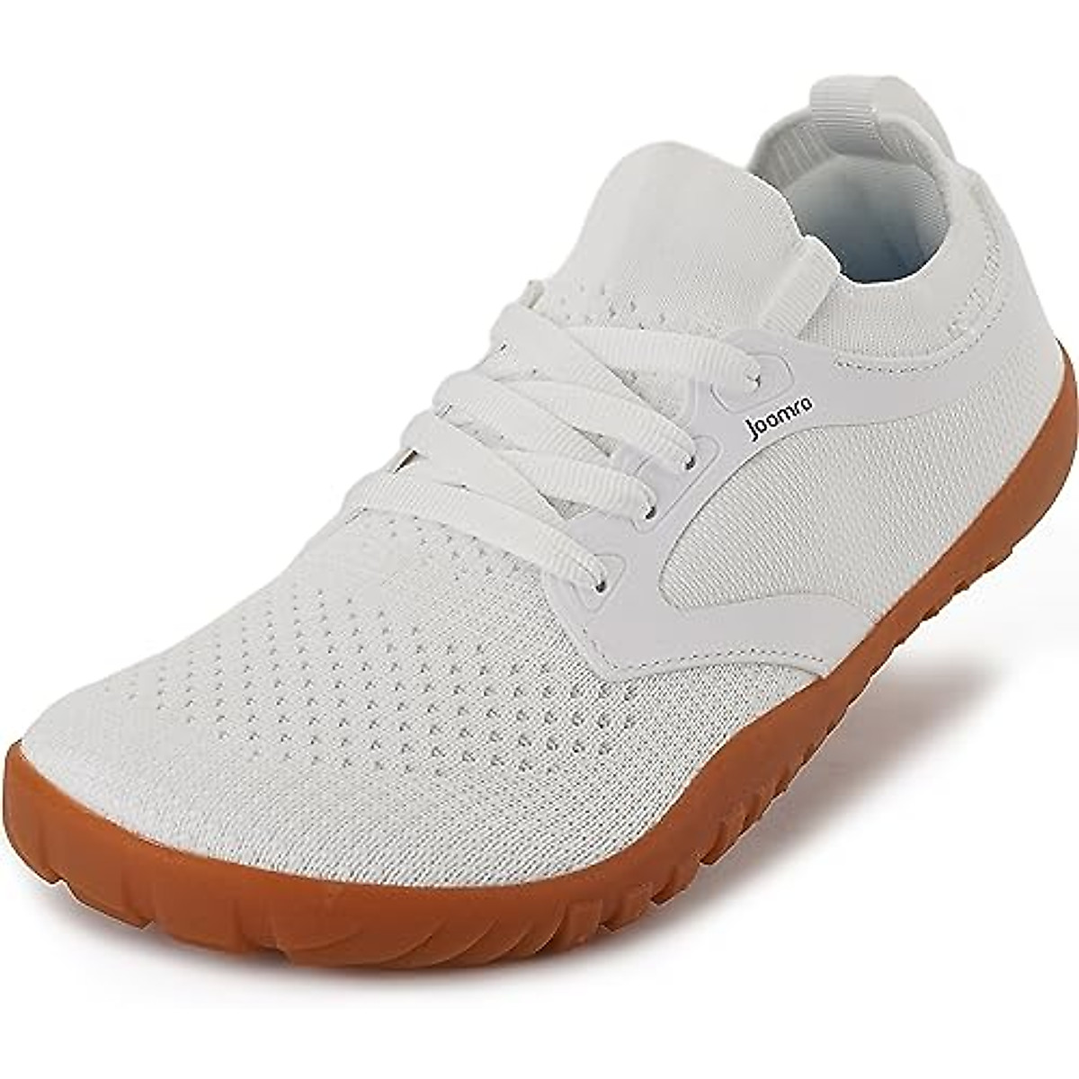 Joomra Women Trail Barefoot Shoes Size 6.5 Wide Toe Box Running Jogging Tennis Fitness Outdoor Zero Drop Camping Lifting Trekking Flat Training GMY Sneakers White 37