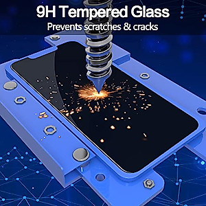 YMHML [2 Pack] Privacy Screen Protector for iPhone 12 / iPhone 12 Pro (6.1 Inch)，Anti-Spy Tempered Glass Bubble Free Case Friendly Scratch Proof