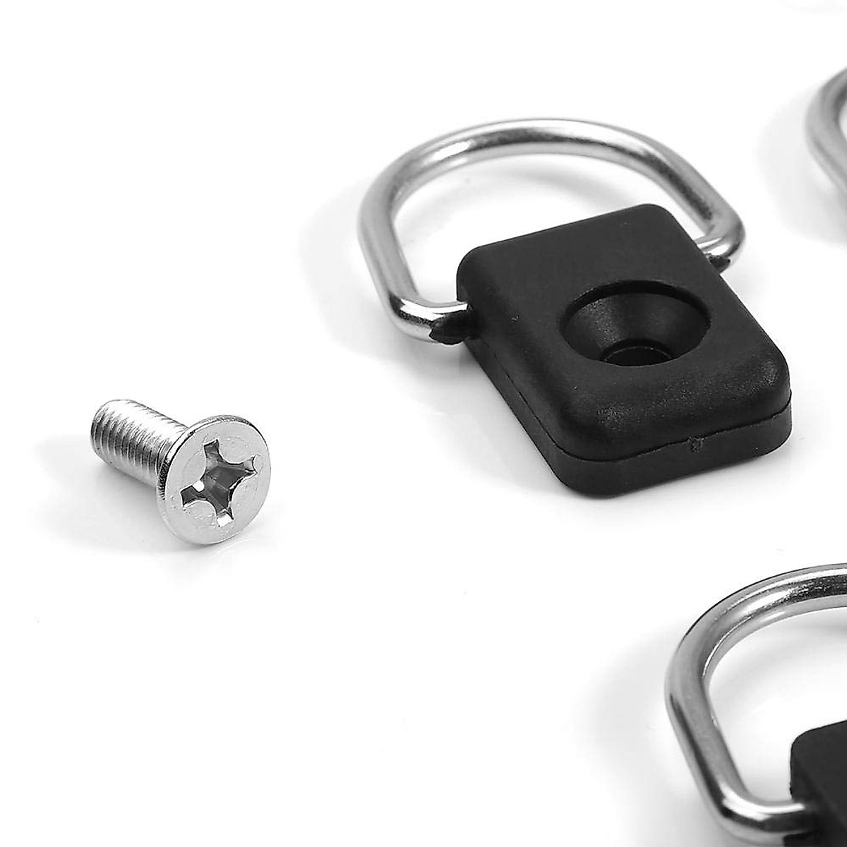 Kayak D Ring, 10 Pack Safety Fitting Canoe Kayak D Ring Outfitting Fishing Rigging for Bungee Kayak Boat Accessories