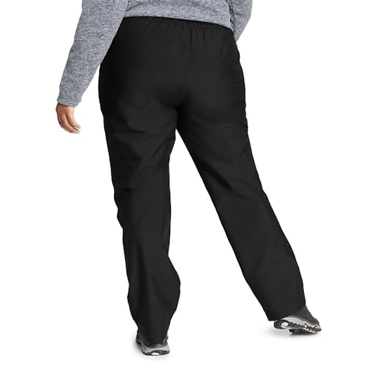 Eddie Bauer Women's Cloud Cap Stretch Rain Pants, Black, X-Small