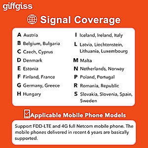 Orange Europe Prepaid SIM Card - 16GB Internet Data in 4G/LTE + 800 Mins Call in Europe, 100GB + 800 Mins Calls in Spain, Europe SIM Card for 28 Days, Supported Hotspot, Standard/Micro/Nano