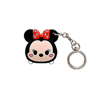 AKXOMY Compatible with AirTag Case, Cute Cartoon Minnie AirTag Cover, Minnie Mouse Soft Silicone Shockproof Protective Case Cover and Skin for Apple AirTag Case (Minnie)
