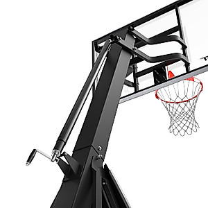 Spalding The Beast® 60" Tempered Glass Portable Basketball Hoop