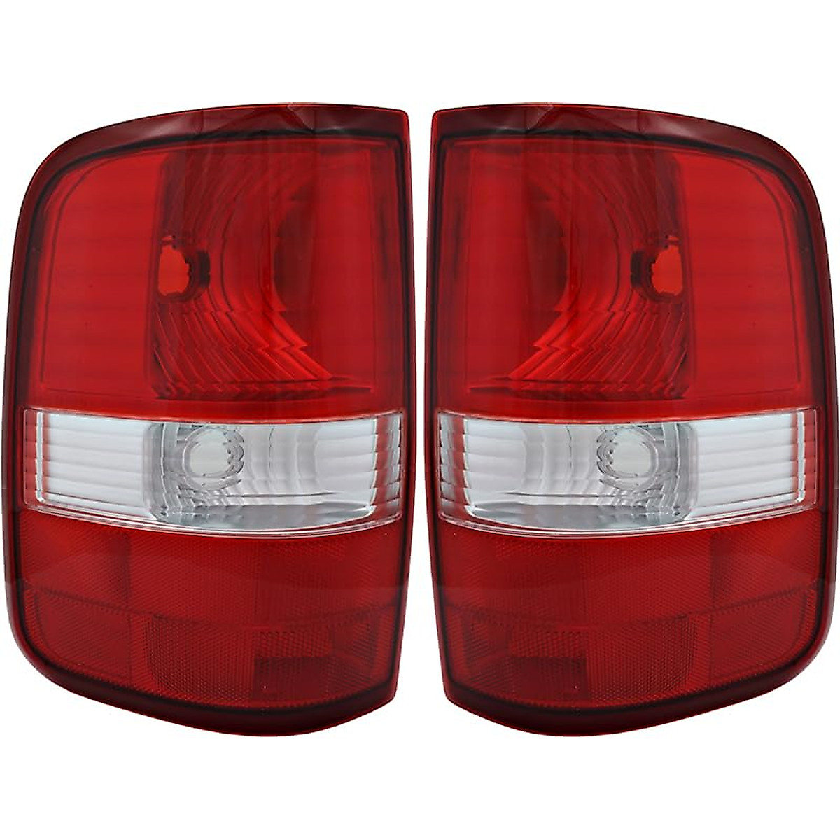 Compatible with Ford F150 Tail Lights Lamps Set 2004 2005 2006 2007 2008 Driver and Passenger Side