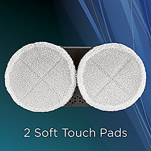 Bissell 2124 Spinwave Mop Pad Kit Replacement Pads, White