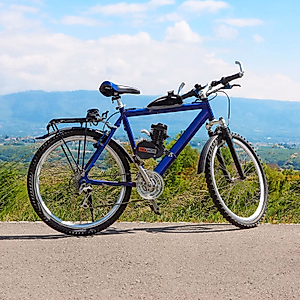 PEXMOR 50cc Bicycle Engine Kit, 2 Stroke Bike Motor Kit Gas Motorized Bike Conversion Kit, Gasoline Petrol Bicycle Motor Refit Full Set for 26-28" Bikes with V-Frame,Super Fuel-efficient