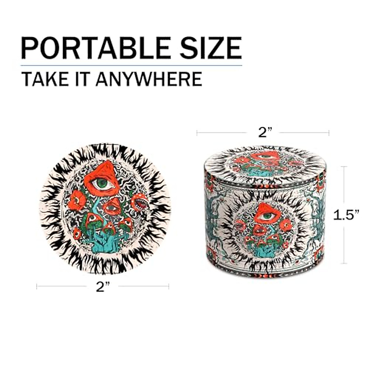 2inch Grinder, Boho Large Size Grinder Kitchen Tools Helper