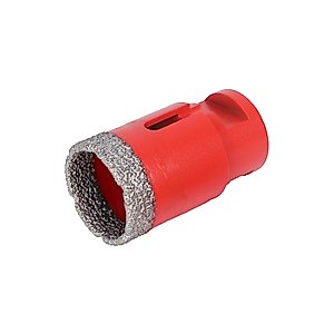 RUBI 4912 Drygres 35mm Diamond Drill Bit (Dry), Metallic Silver, diámetro de 35 mm
