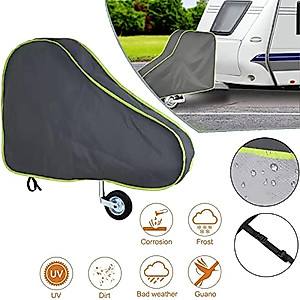 Trailer Hitch Covers, Universal Trailer Hitch Cover Waterproof Cover for Caravan, Tongue Jack Cover, PVC Tow Hitch Cover for Campervan, Caravan and Trailer