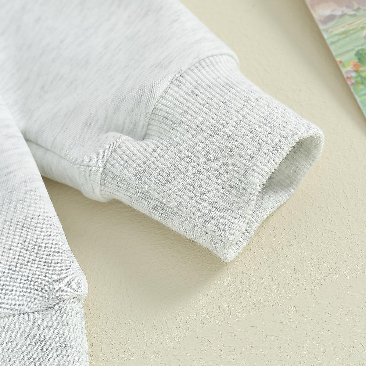 Dewadbow Football Baby Clothes Toddler Sundays are for The Birds Football Sweatshirt Top Pants Set Cute Fall Clothes (Gray, 0-6 Months)