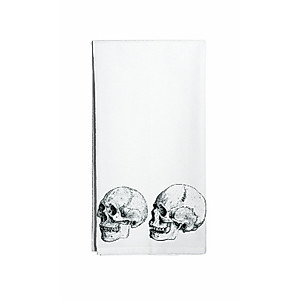 Montgomery Street Skulls Cotton Flour Sack Dish Towel