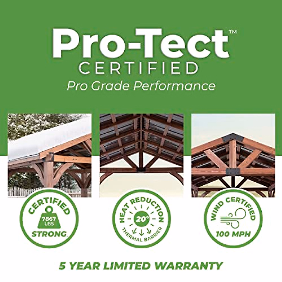 Backyard Discovery Arlington 12x12 All Cedar Gazebo, Walnut, Insulated Steel Roof, Water Resistant, Wind Resistant up to 100 MPH, Withstand 7,886 lbs of Snow