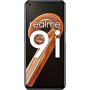 Realme 9i 4G LTE GSM 128GB + 6GB 6.6" 50MP Triple Camera Unlocked Latin Europe Dual Sim (NOT Verizon/Boost/Cricket/Metro/AT&T) + Fast Car Charger Bundle (Prism Black)