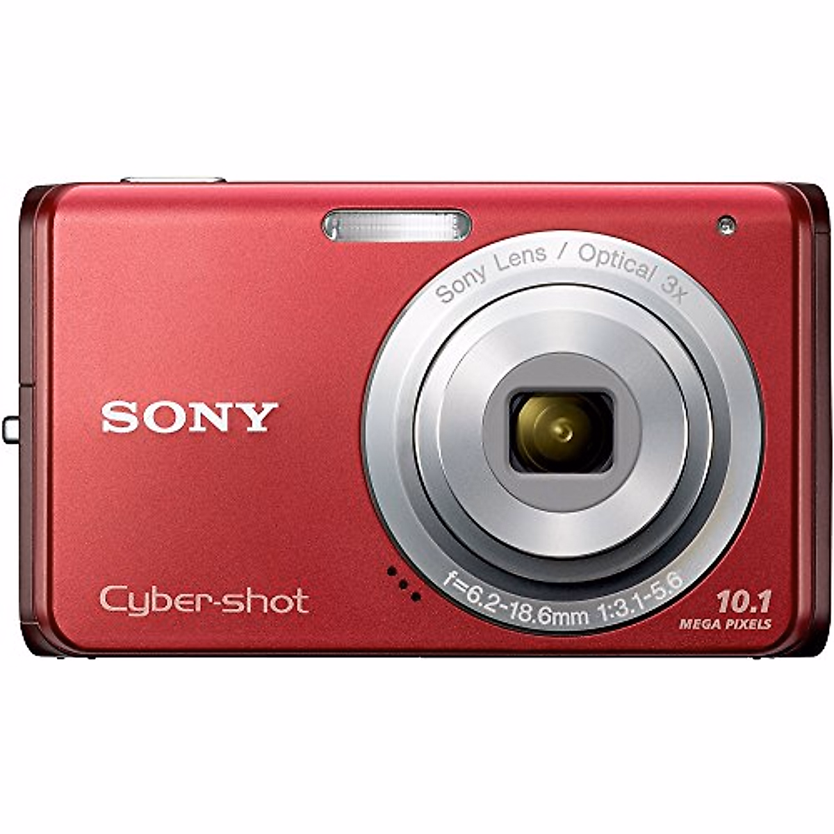 Sony Cybershot DSC-W180 10.1MP Digital Camera with 3x SteadyShot Stabilized Zoom and 2.7-inch LCD (Red)