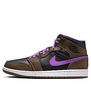 Nike Air Jordan 1 Mid Palomino/White-Wild Berry Mens Size 8