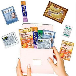 After Party Hang Over Kit Supplies for Bachelorette Party Favors, Bag Stuffers, Wedding Parties, 21st Birthdays & More - 7 Essential Drinking Supplies Per Set for by Real Vitamins (1 Set)