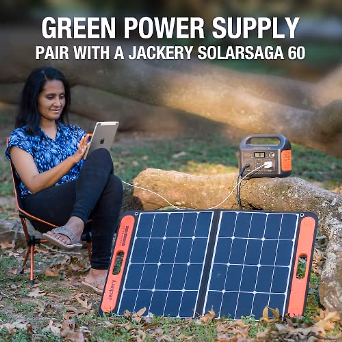 Jackery Portable Power Station Explorer 240, 240Wh Emergency Backup Lithium Battery, 110V/200W Pure Sinewave AC Outlet,Solar Generator for Outdoors Camping Travel Fishing Hunting (Renewed)