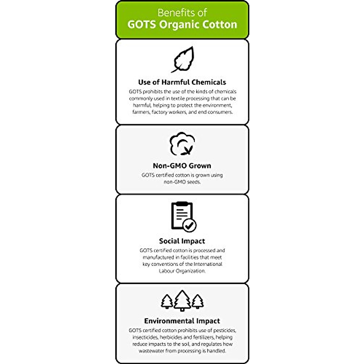 Amazon Brand – Pinzon Organic Cotton Hand Towels, Set of 6, Spa Blue, 30"L x 18"W