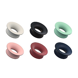6-Pack Loop Mute Style Pack for Loop Earplugs – Extra 5 dB Noise Reduction On Demand | Adjustable Accessory | Mix & Match Colors with Your Earplugs | 6 Bold Colors