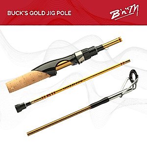 Buck's Gold Jig Pole 10ft/2pc