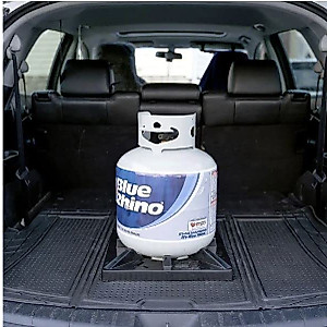 Mr. Bar-B-Q Propane Tank Holder and Stabilizer, Prevents Rust Rings, Grounds Your Tank on All Surfaces, 40406YGD