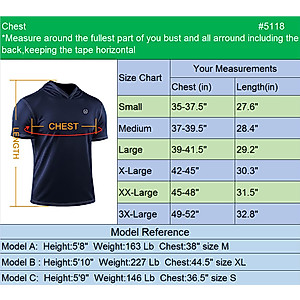 NELEUS Men's 3 Pack Running Shirt Mesh Athletic Shirts with Hoods,5118,Black/Grey/Navy Blue,L