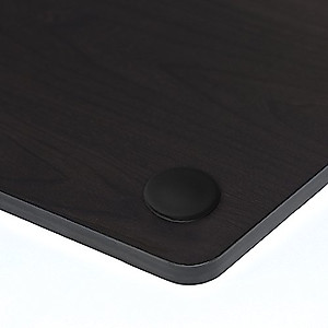 Furinno Turn-N-Tube 3-Tier Compact Multipurpose Shelf Display Rack with Classic Tube, Espresso/Black