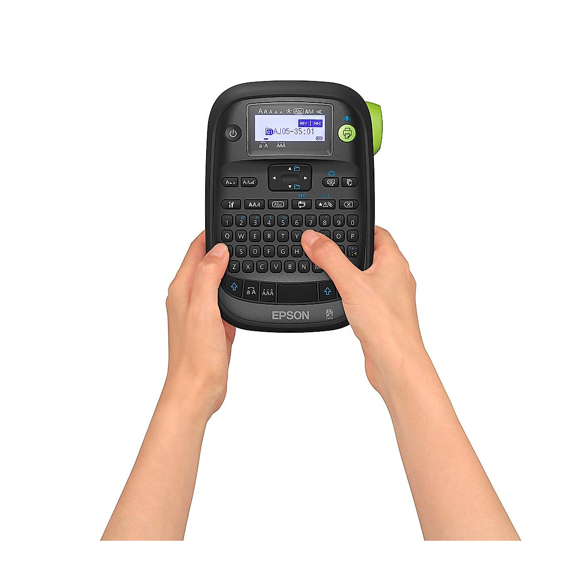 LABELWORKS Epson LW-PX300VP Industrial Label Maker Complete Kit - with Accessories, Sticker Labels, Magnetic Tape Compatible, Only Uses 203 & 205 Shrink Tube Tapes, Portable Handheld Printer