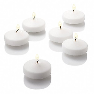 Eastland Set of 3 Cylinder Vases and 3 White Richland Floating Candles 3"