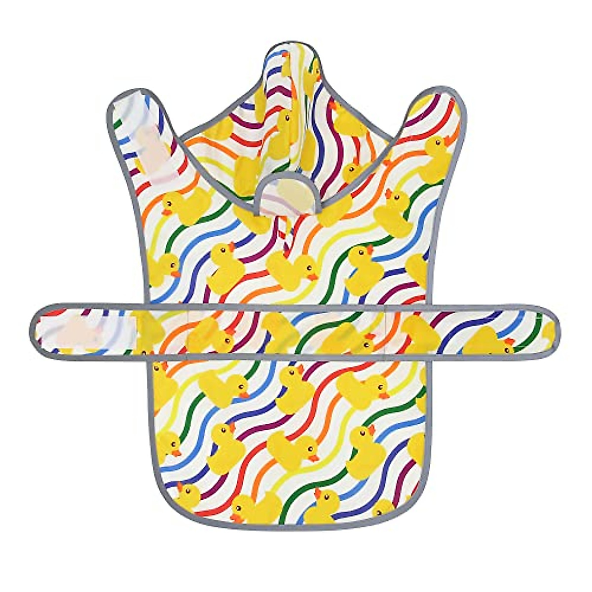 Small Dog Raincoat with Hood and Leash Hole, Waterproof Dog Rain Coats for Small Dogs, Reflective Dog Rain Jacket for Small Dogs