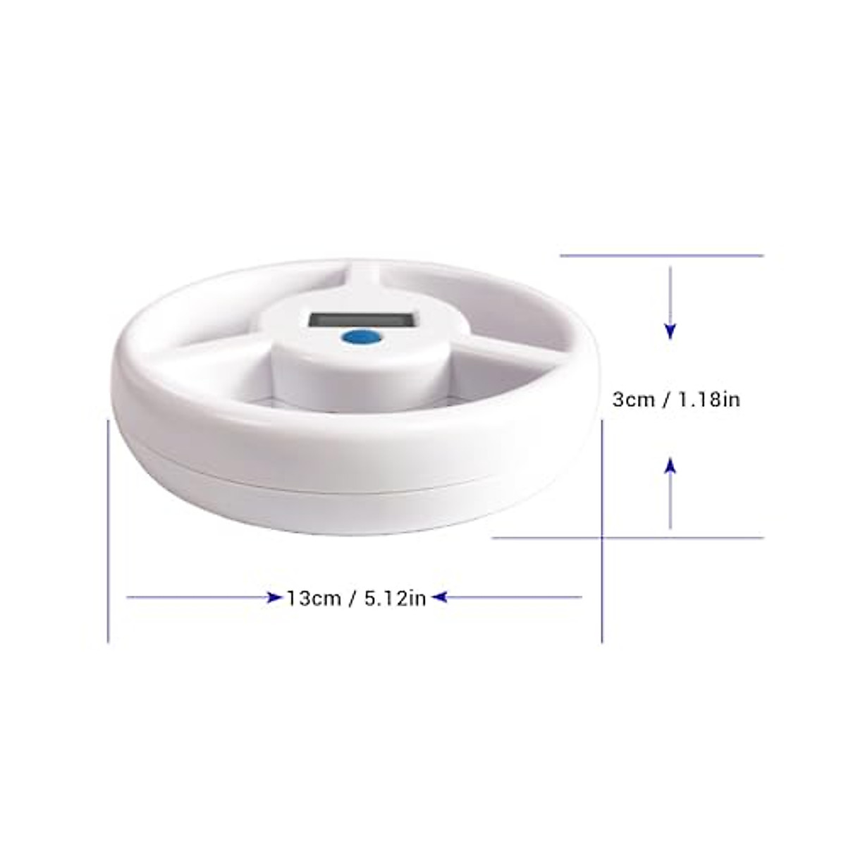 Pet Microchip Reader, USB Rechargeable Pet Chip ID Scanner, Support Dual Frequency Reading, Compact Animal ID Tag Scanner for Pets Dogs Cats