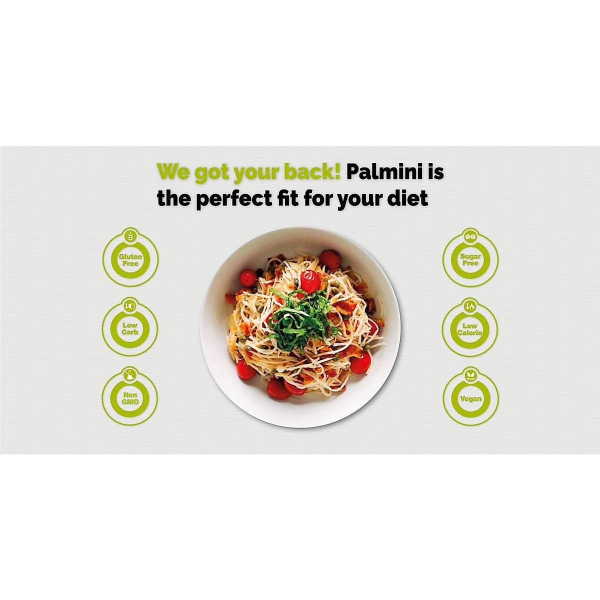 NEW !! Palmini Pouch VARIETY PACK | Linguine | Angel Hair | Lasagna | Rice | Mashed | 4g of Carbs | As Seen On Shark Tank | Gluten Free (12 Ounce)