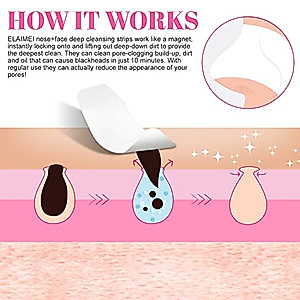 AGETITY T Zone Nose Pore Strips for Blackheads, 90 Pcs T-Zone Nose Blackhead Remover Strips, Blackhead Removal Deep Cleansing Nose Pore Strips for Women Men