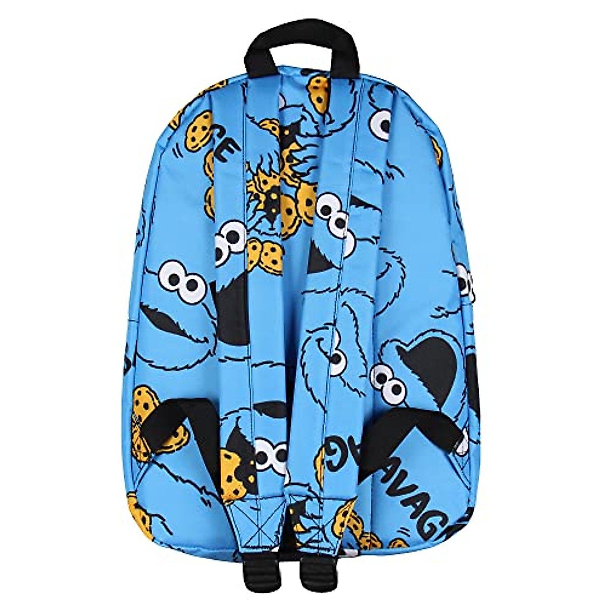 Bioworld Sesame Street Backpack Cookie Monster Savage Laptop School Travel Backpack
