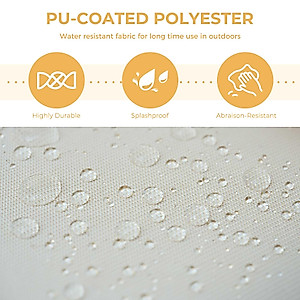 Grand patio 7-Piece Wicker Patio Furniture Set, Boho Outdoor Conversation Set Sectional Sofa with Water Resistant Thick Cushions and Coffee Table, Beige