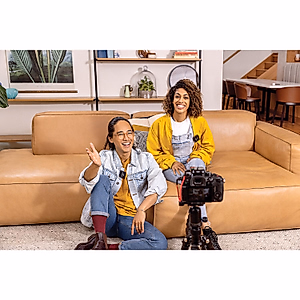 RØDE Wireless Go II Dual Channel Wireless System with Built-in Microphones with Analogue and Digital USB Outputs, with 2X Transmitter, Bundle with 2X Turnstile Audio Lavalier Microphone