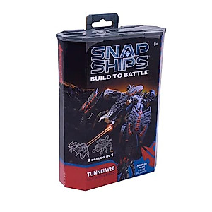 Snap Ships Komplex Tunnelweb K.L.A.W. Spider Mech - Build to Battle - Make 2 Different Builds - Ages 8+