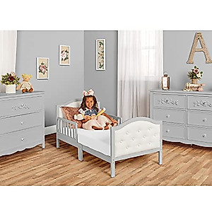 Dream On Me Zinnia Toddler Bed in Grey
