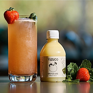YUZUCO - 100% Cold-Pressed Juice - 8oz Premium Yuzu Juice from Japan - Bottled in California
