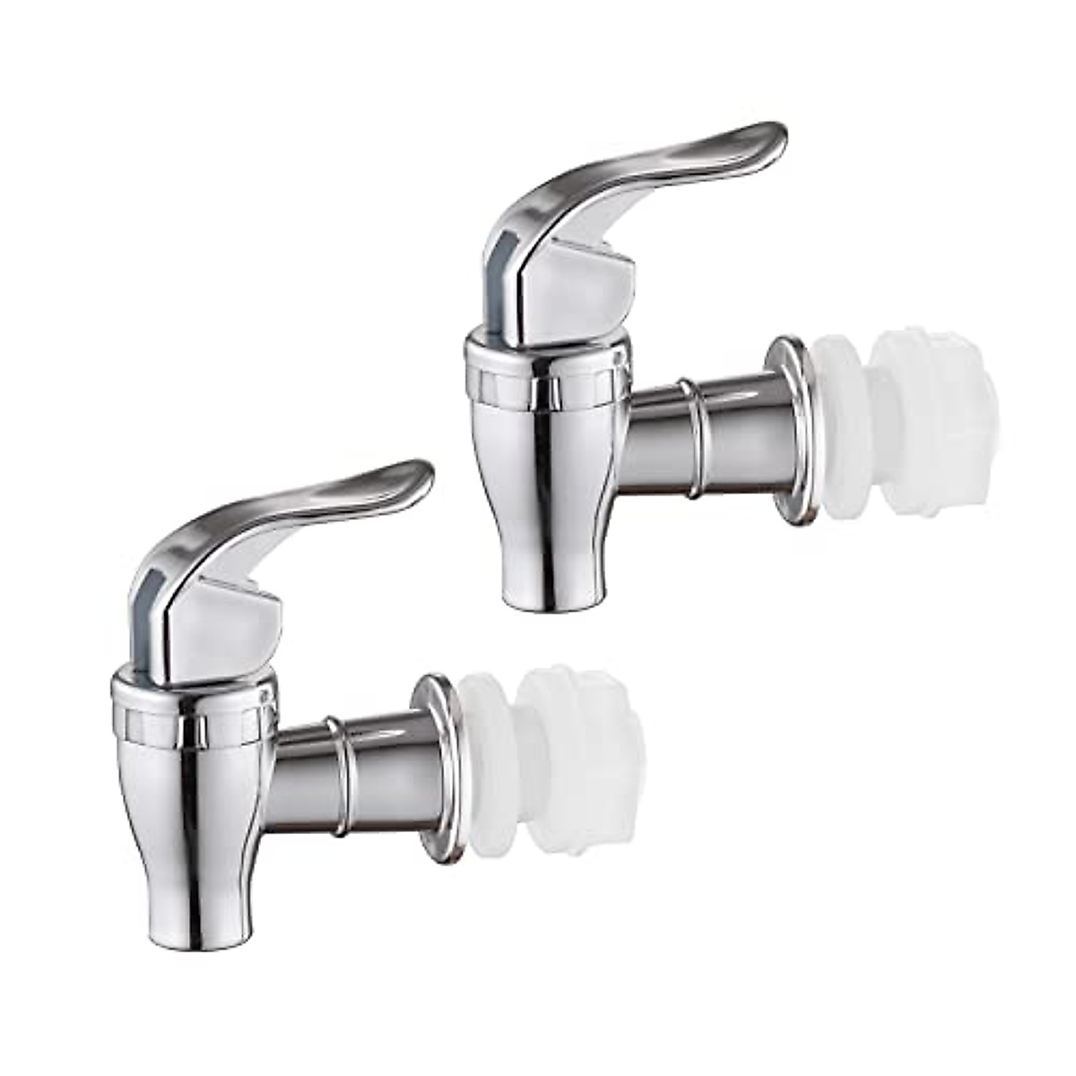 Hgzaccompany 2 pack Beverage Dispenser Replacement Spout for Drink Dispenser Spigot,Push Style spigot for Beverage Dispenser Carafe, Water Dispenser Replacement Faucet