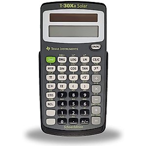 Texas Instruments TI-30XA Solar School Edition Calculator