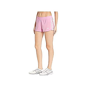 adidas 3-Stripe Woven Shorts True Pink/White XL